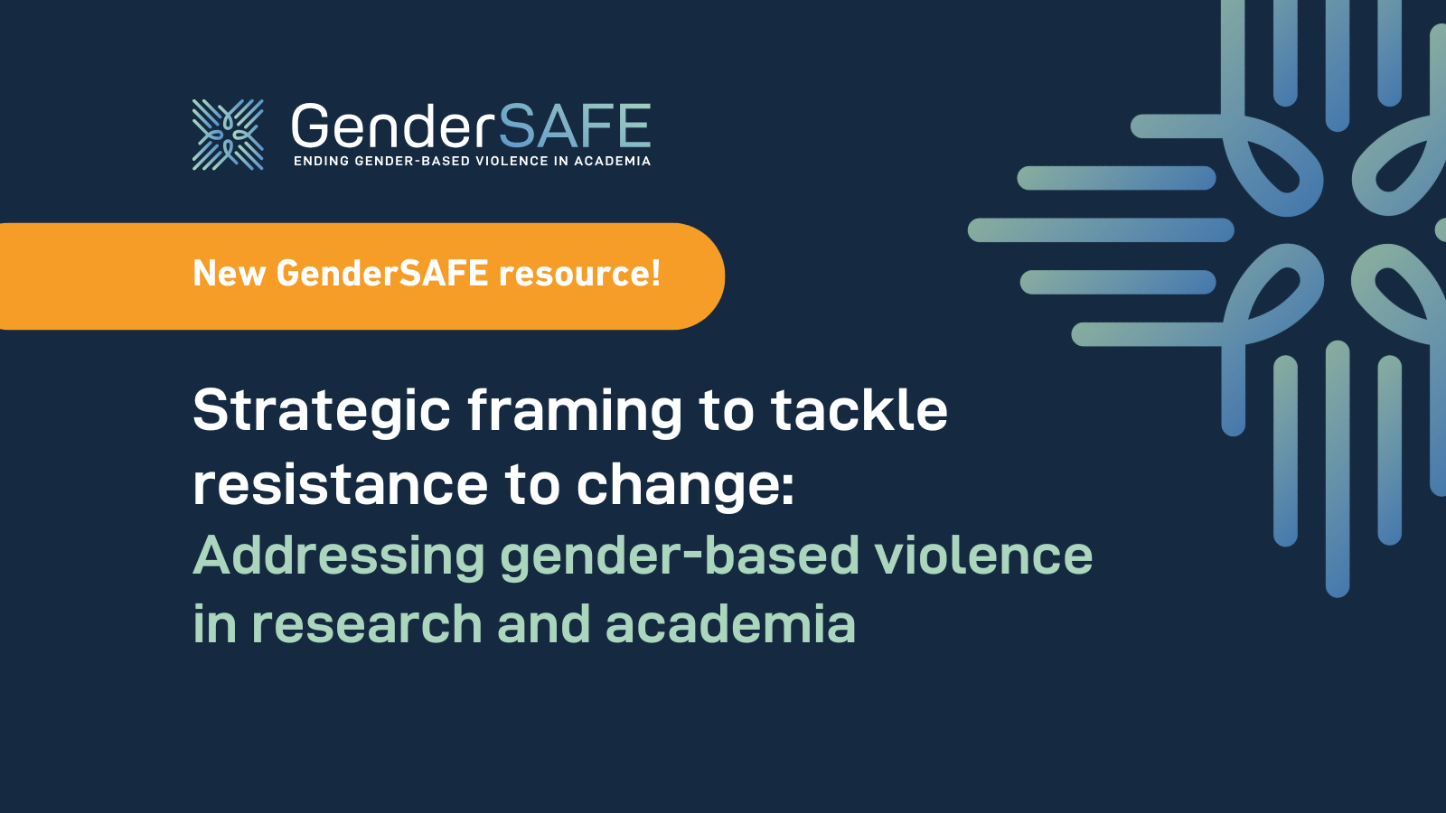 Strategic framing to tackle resistance to change: Addressing gender ...